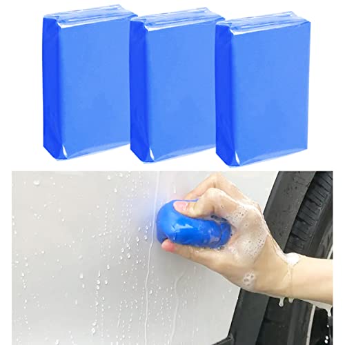 Ruibapa Blue Car Clay Bar 100g 3PCS Auto Detailing Magic Clay Bar for Car Washing Cleaner P-033