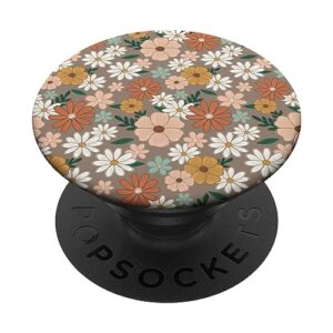 minimal summer flowers boho floral bloom cute aesthetic popsockets standard popgrip