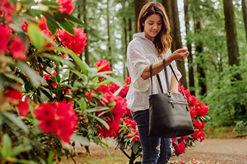 ONIVA - a Picnic Time brand - Uptown Cooler Tote Bag - Insulated Lunch Bag - Stylish Beach Bag Soft Cooler, (Black)