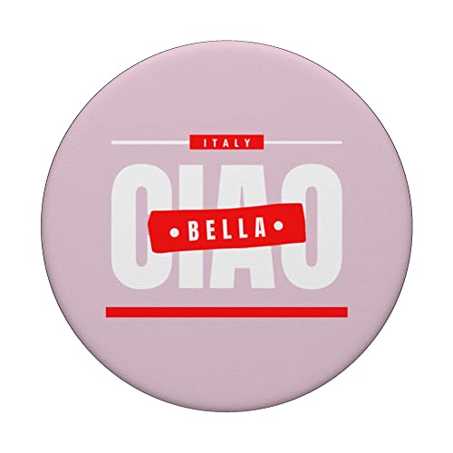 Ciao Bella Italian Quote Cool Design Retro PopSockets Swappable PopGrip