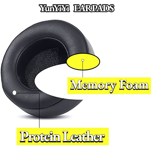 YunYiYi Thicken Upgrade Virtuoso RGB SE Ear Cushions Replacement Compatible with Corsair Virtuoso RGB Wireless SE /Virtuoso XT Gaming Headset Protein Leather Replacement Earpads Parts