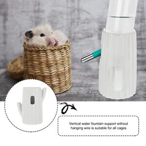 Balacoo Hamster Water Bottle Cactus Ceramic Water Bottle Stand Holder for Hamsters Small pet Animals Hamster Water Bottle