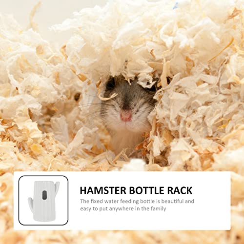 Balacoo Hamster Water Bottle Cactus Ceramic Water Bottle Stand Holder for Hamsters Small pet Animals Hamster Water Bottle