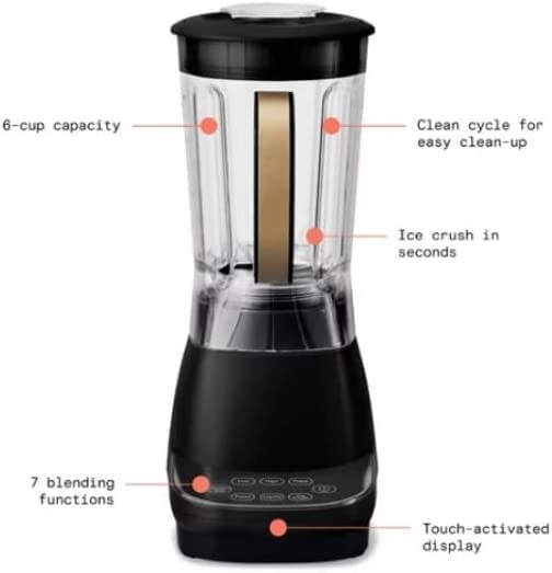 High Performance Touchscreen Blender, Black Sesame by Drew Barrymore