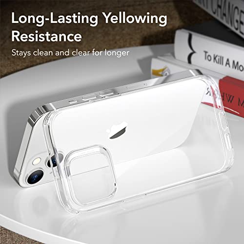 ESR Clear Case Compatible with iPhone 14 Plus Case, Shockproof Thin Silicone Cover, Yellowing-Resistant Slim Transparent TPU Phone Case, Project Zero Series, Clear