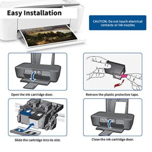 245XL 246XL Combo Pack for Canon Ink Cartridges 245 and 246 PG245 CL246 XL 243XL 244XL to PIXMA TS3322 TR4522 MG2522 MX490 MX492 TS3100 TR4520 TS3300 TR4500 MG2500 TS3320 TS3122 Printer Black Color