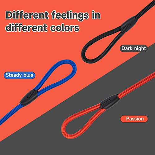 FOVRLZSE 3pcs Slip Lead Dog Leash,Strong Nylon Rope Leash,Training Leash for Large Medium and Small Dogs