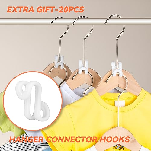 Pants Hangers Space Saving, Aluminum Alloy 5 Layers 2 Uses Pants Rack, Magic Pants Hanger Rack, Multi Functional Pants Rack Wardrobe Organizer Racks for Clothes Trousers Scarves Ties (2 pcs Gold)