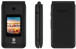 at&t locked at&t cingular smartflip iv u102aa 4g lte | prepaid phone | 2.8" screen | 4gb | black(renewed)