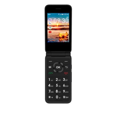 AT&T Locked AT&T Cingular SmartFlip IV U102AA 4G LTE | Prepaid Phone | 2.8" Screen | 4GB | Black(Renewed)