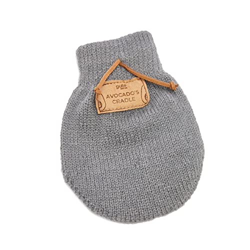 Wool Avocado's Keeper - Perfectly Ripen Avocado - Stocking Stuffer Cradle Ripener 5" H Ripen Your Avocado to Make Salads, Avocado Toast, Sandwich, Recipes, Great for Cooking, Baking, Gift (Mink Grey)