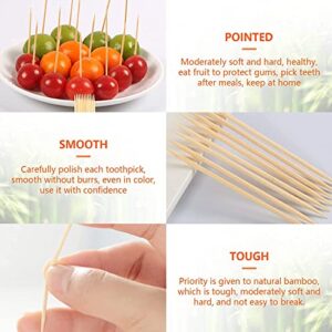 Esmartlife 1500 Count Bamboo Toothpicks,Sturdy Smooth Finish Bamboo Tooth Picks, Cocktail Picks, Toothpicks For Appetizers ,Toothpicks Wood