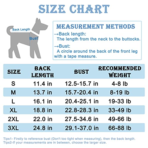 Dog Surgery Recovery Suit, Dog Recovery Suit Female Male Surgical Recovery Shirt Bodysuit Calm Vest for Neutering, Physiological, Weaning, Anti Licking