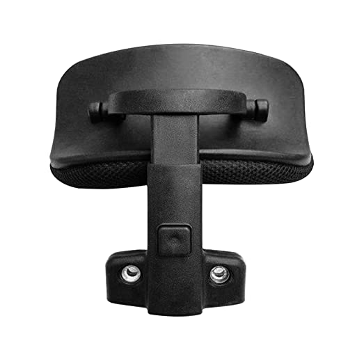 Faddare Office Chair Headrest Attachment with Screw, Universal Office Chair Headrest, Neck Support Cushion Clip on, Elastic Sponge Head Pillow, Height & Angle Adjust Upholstered(3CM)