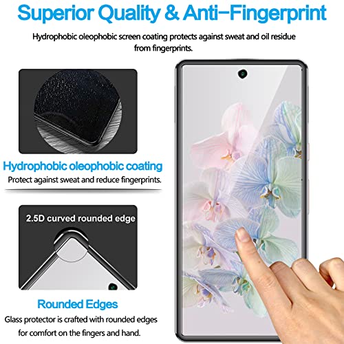 [3-Pack] LYWHL for Google Pixel 7 5G Screen Protector, 9H Hardness HD Clear Tempered Glass Film for Pixel 7 5G 2022 [Fingerprint Unlock Compatible], Anti Scratch Bubble Free (Not for Pixel 7 Pro)