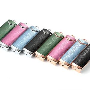 CQUUKOI Universal Phone Lanyard Holder,Phone Clip with Lanyard Metal Crossbody Phone Chain Clip Mobile Phone Buckle Phone Tether Safety Strap for iPhone, Galaxy & Most Smartphones (Rose Gold & Blue)