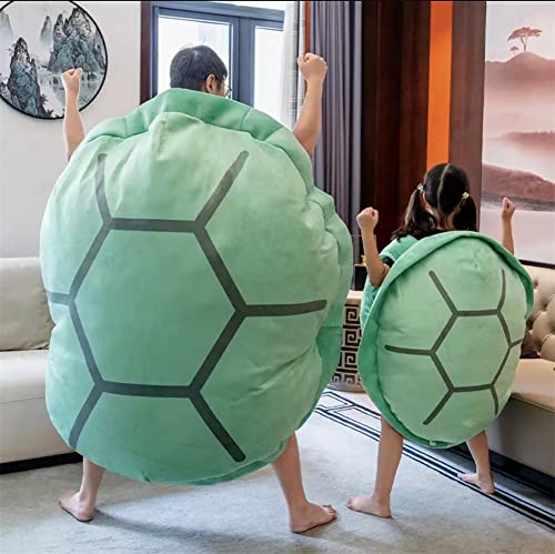 TANIOO 40 Inch Wearable Turtle Shell Pillows Weighted Stuffed Animal Costume Plush Toy Funny Dress Up, Gift for Kids Adults (40 inch)