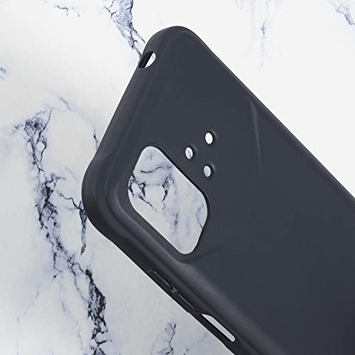 AQGG Tempered Glass Film + Cover for Umidigi Bison GT2 Pro 5G [6.50"], 9H Hardness Screen Protector and Soft Silicone Case Bumper Shell Black Flexible Phone Protective TPU Cases-Romantic Sky