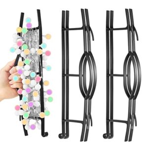 youngjoy all purpose christmas christmas lights storage holder holiday lights holder light cord wind up xmas bead garland organizer cord hose wind up bulk(16 inch black style a, 5 pcs)