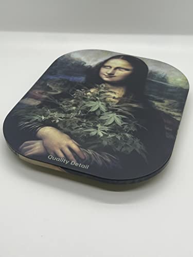 Quality Detail Premium Lisa Decor Metal Rolling Tray with Magnetic Lid 7x5 inch Perfect Backpack Size for on The go!