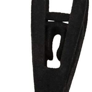 Velvet Hangers Pack of 20 – Premium Clip Hangers 20 Pack – Non-Slip and Practical Black Velvet Hanger Ideal for Pants, Baby Clothes, Skirts, Dresses – Multipurpose Clothing Hangers