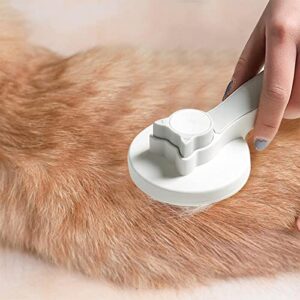 cat brush for grooming shedding dog brush cat hair brush cat comb for indoor cat slicker brush for dogs pet brush puppy small dog self cleaningpet brush dog brush for shedding (Blue)