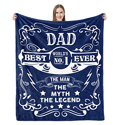 Fluffy Time Gifts for Dad Birthday from Daughter Son Birthday Fathers Day for Dad to My Dad Blanket Bday Present Ideas for Men Him Dads Daddy