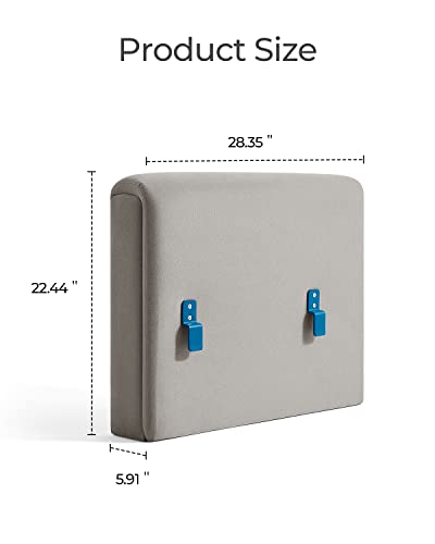 LINSY HOME Armrest Module for Modular Sectionals Sofa Couch, Convertible Sectional Modular Sofa for Living Room, Gray