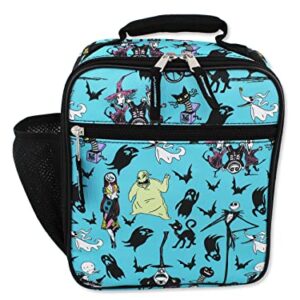 Disney Nightmare Before Christmas Boys Girls Soft Insulated School Lunch Box (One Size, Teal)