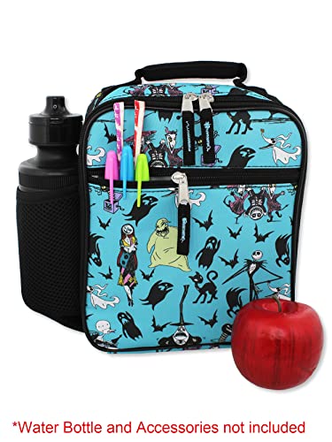 Disney Nightmare Before Christmas Boys Girls Soft Insulated School Lunch Box (One Size, Teal)