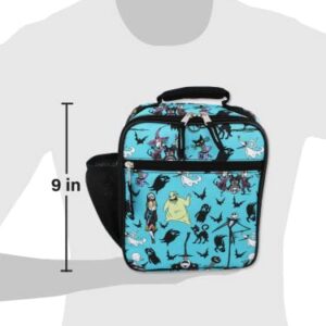 Disney Nightmare Before Christmas Boys Girls Soft Insulated School Lunch Box (One Size, Teal)