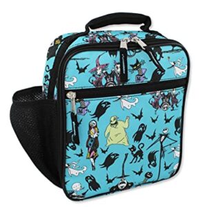 Disney Nightmare Before Christmas Boys Girls Soft Insulated School Lunch Box (One Size, Teal)