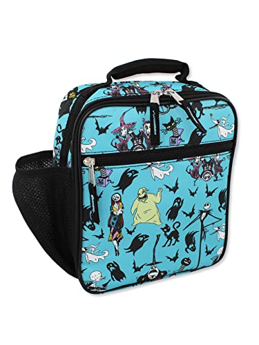 Disney Nightmare Before Christmas Boys Girls Soft Insulated School Lunch Box (One Size, Teal)