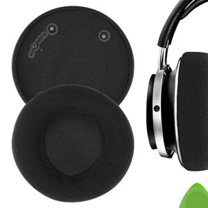 geekria comfort velour replacement ear pads for philips audio fidelio x2hr, x1 headphones ear cushions, headset earpads, ear cups cover repair parts (black)