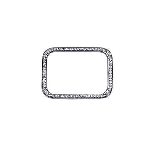 HAILWH Bling Rhinestones Applique Cover Accessories Fit for Mercedes Benz 2022 2023 C Class W206 Bling Accessories (Parking Button Frame)