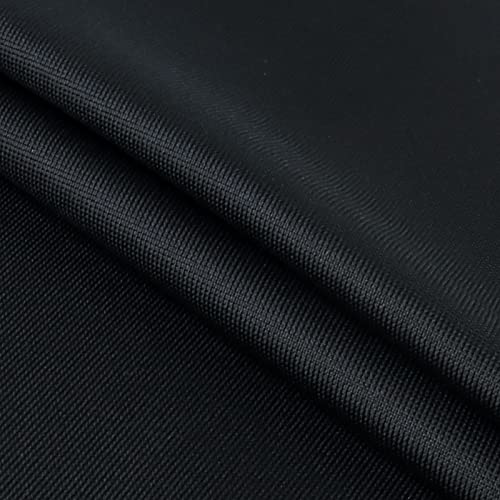 Waterproof Canvas Fabric,600 Denier Water Repellent Canvas Cordura Fabric for Outdoor/Indoor Project,Craft,DIY, Upholstery,Home Decor,Sunbrella, Awning,1yard/36"x60",Sold by The Yard,Black