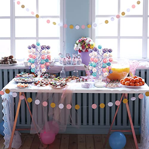 2 Pieces Cake Pop Stand, 72 Hole Cake Pop Holder Lollipop Stand Candy Table Display Dessert Stands for Wedding Birthday Baby Shower Parties Christmas