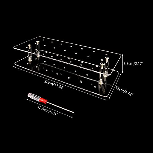 Cake Pop Display Holder, 21-Hole Acrylic Cake Lollipop Stand Lollipop Stand Holder Display for Weddings Showers Birthday Party Anniversary