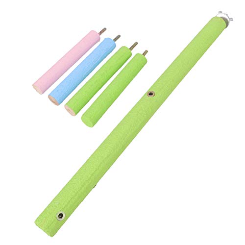 Wood Toys Perch Wood Parrot Perch Stand Paw Grinding Stick 4- Level Bird Ladder Toy Parrot Cage Accessories for Conures Cockatiels Lovebirds Small Parakeets Parrotlets Wooden Toys