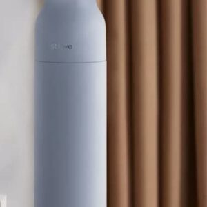 Stainless Steel Vacuum Insulated Water Bottle With Handle Lid - 500ml - Modern, Minimalist And Sleek Design (Blue)