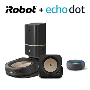 iRobot Roomba s9+ (9550) Robot Vacuum & Braava Jet m6 (6112) Robot Mop Bundle with Free Echo Dot (Gen 3) - Smart Mapping, Powerful Suction, Precision Jet Spray