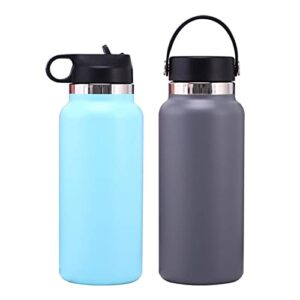 MOUMO Stainless Steel Space Pot Thermos Cup, Portable Handle Cup, Outdoor Large-Capacity Sports Water Bottle