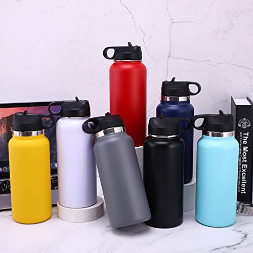 MOUMO Stainless Steel Space Pot Thermos Cup, Portable Handle Cup, Outdoor Large-Capacity Sports Water Bottle