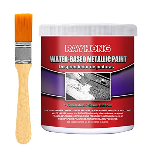 Bavokon 100ML Rust Paint,Car Rust Remover for Car SUV Truck Car Chassis Derusting,Water-Based Metal Rust Remover,Multi-Functional Paint Anti-Rust Chassis Universal Rust Converter Gel with Brush