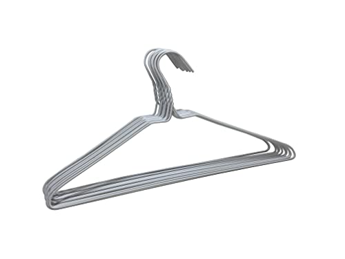 White Vinyl Coated Drip Dry Wire Hanger 10PC