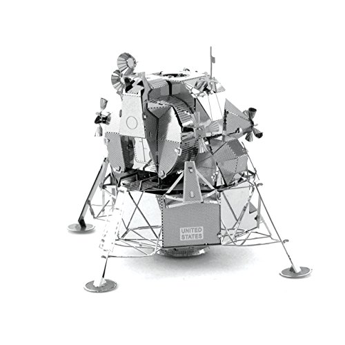 Metal Earth Apollo Lunar Module 3D Metal Model Kit Bundle with Tweezers Fascinations