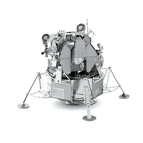 Metal Earth Apollo Lunar Module 3D Metal Model Kit Bundle with Tweezers Fascinations