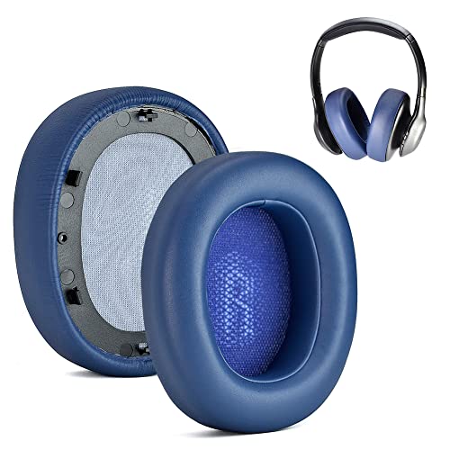 Rummyluck Everest Elite 750 750NC Ear Cushions Earpads for JBL Everest Elite 750 750NC Noise Cancelling Headphones, Blue Protein Leather & Memory Foam Comfy Replacement Ear Cups