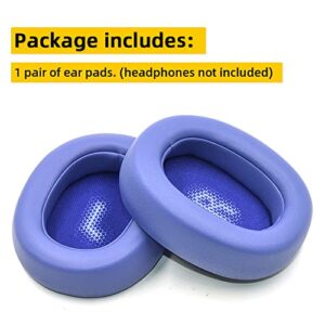 Rummyluck Everest Elite 750 750NC Ear Cushions Earpads for JBL Everest Elite 750 750NC Noise Cancelling Headphones, Blue Protein Leather & Memory Foam Comfy Replacement Ear Cups