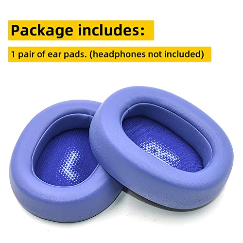 Rummyluck Everest Elite 750 750NC Ear Cushions Earpads for JBL Everest Elite 750 750NC Noise Cancelling Headphones, Blue Protein Leather & Memory Foam Comfy Replacement Ear Cups